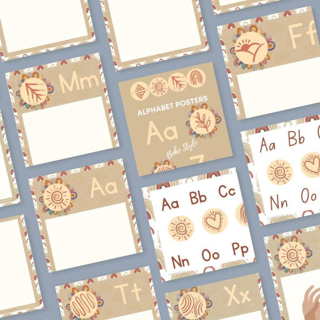 Alphabet Posters: A Bohemian Rhapsody In Education - I Love To Teach 101